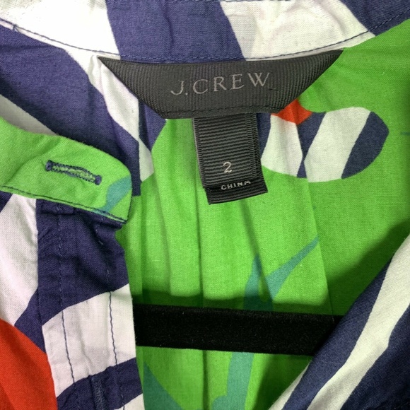 J. Crew | Tops | J Crew Top Black Label Floral | Poshmark